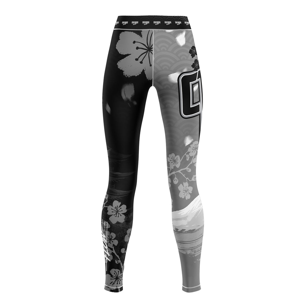 Cherry Blossom Spats Grey – Continuous Flow BJJ