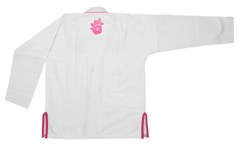 Continuous Flow BJJ Orchid Gi (White/Pink)