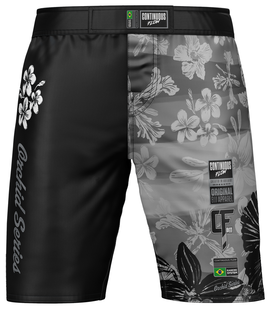 Orchid Series Boardies Grey – Continuous Flow BJJ