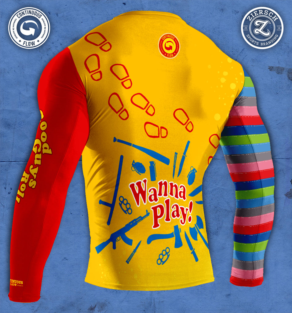 Continuous Flow Chucky Rashguard (YELLOW) – Continuous Flow BJJ