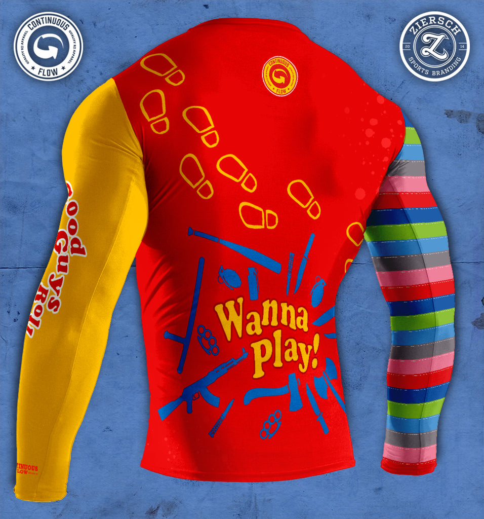Continuous Flow Chucky Rashguard (RED) – Continuous Flow BJJ