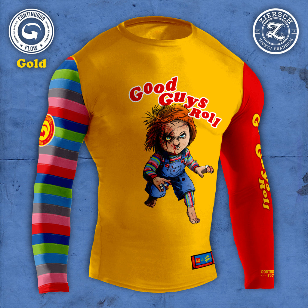 Continuous Flow Chucky Rashguard (YELLOW) – Continuous Flow BJJ